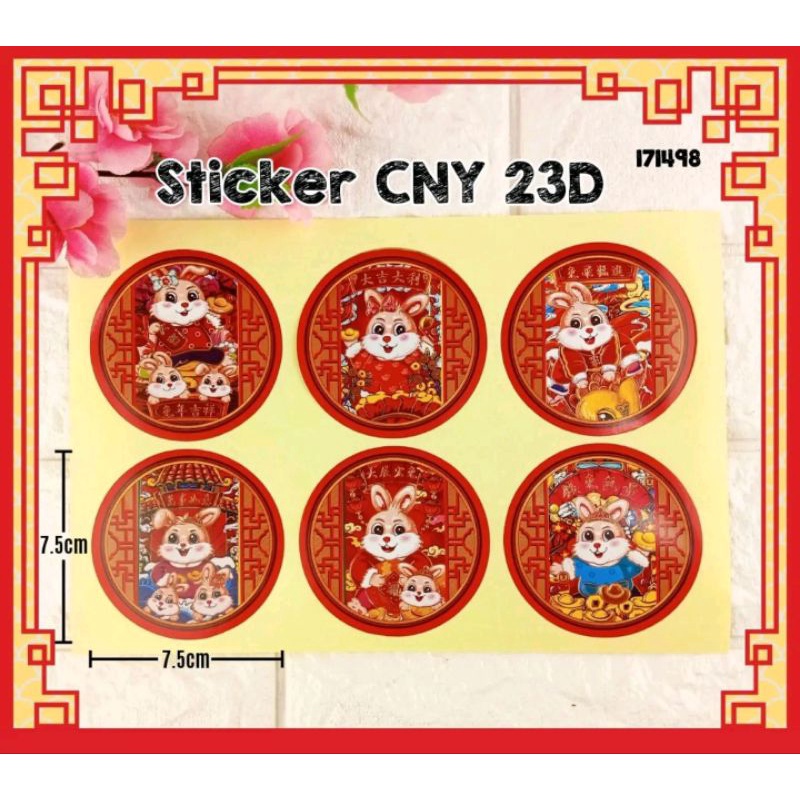 Cny Chinese New Year sticker | Shopee Philippines
