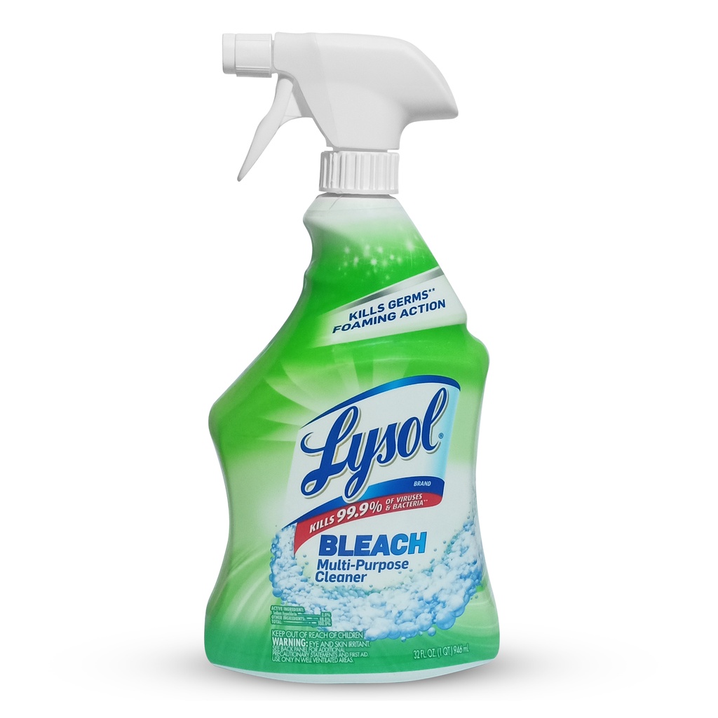 BLEACH Multi-Purpose Cleaner 32 FL OZ 946 mL, Kills Germs, Foaming ...