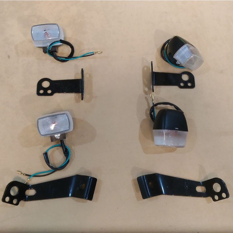 TMX155/125 SIGNAL LIGHT and REAR AND FRONT BRACKET w/ bolts -(8pcs ...