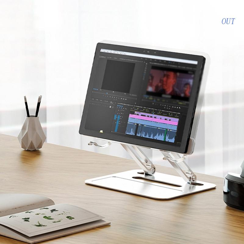 OUT Adjustable Laptop Cooler Stand Tablets Pad Cooling Riser Rack ...