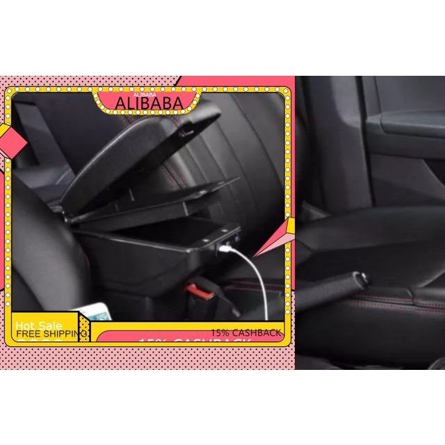 ALIBABA Nissan Almera 7usb armrest console box @@ | Shopee Philippines