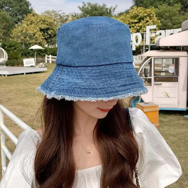 Adult Levis Cowboy Bucket/Adult Jeans Bucket Hat Back And Forth With A ...