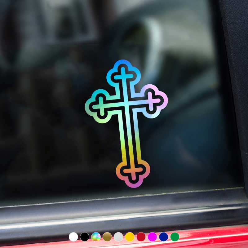 Jesus Cross Car Stickers Faith Love God Christian Car Windows Decorate ...