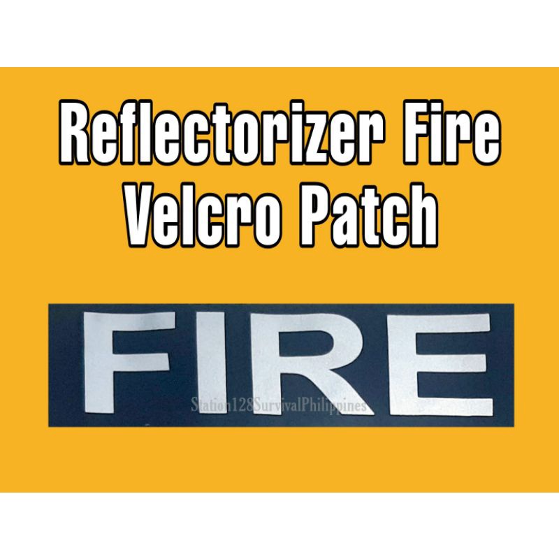 Reflectorizer Fire Velcro Patch | Shopee Philippines