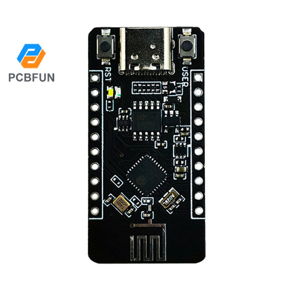 Pcbfun Esp32 C3 Low Power Esp32 Type C Development Board For Arduino Supports Wifi 4mb Shopee