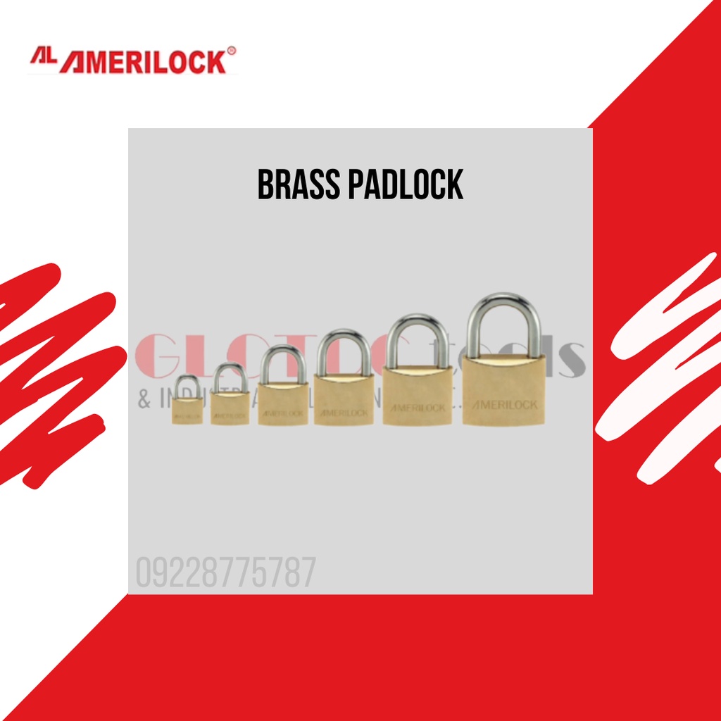 AMERILOCK Brass Padlock | Shopee Philippines