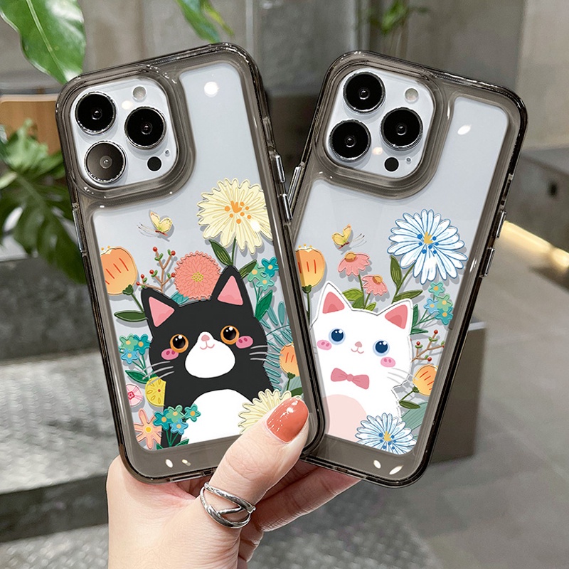Case for Samsung Galaxy Z Fold Flip 3 4 5G Back Cover Cartoon Cat ...
