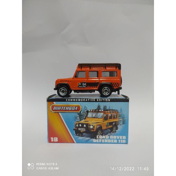 Matchbox land Rover defender 110 commemorative edition | Shopee Philippines