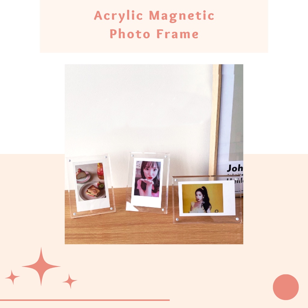 Acrylic Magnetic Photo Frame | Shopee Philippines
