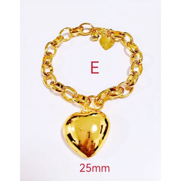 Bangkok gold 25n love bracelet hand chain | Shopee Philippines