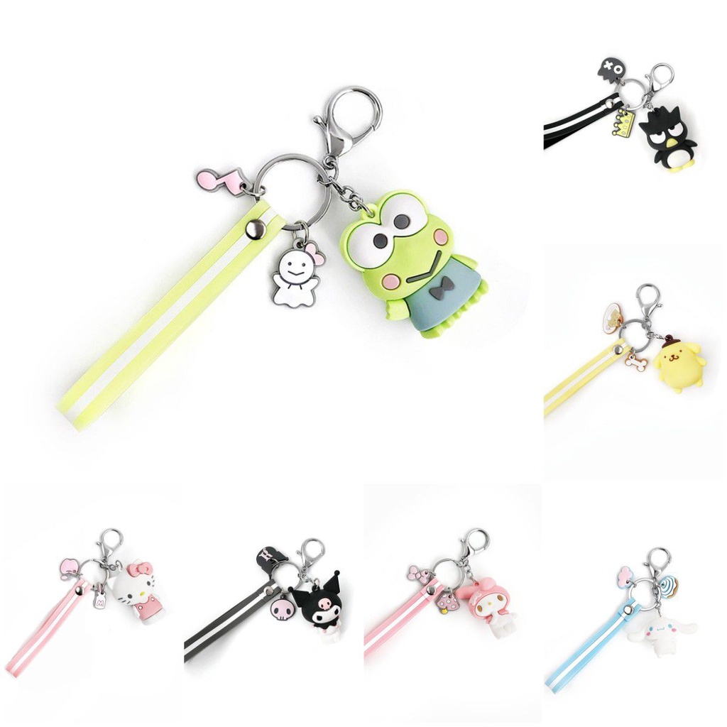Cute Kuromi Melody Hello Kitty Sanrio Key Chain Bag Pendant | Shopee ...
