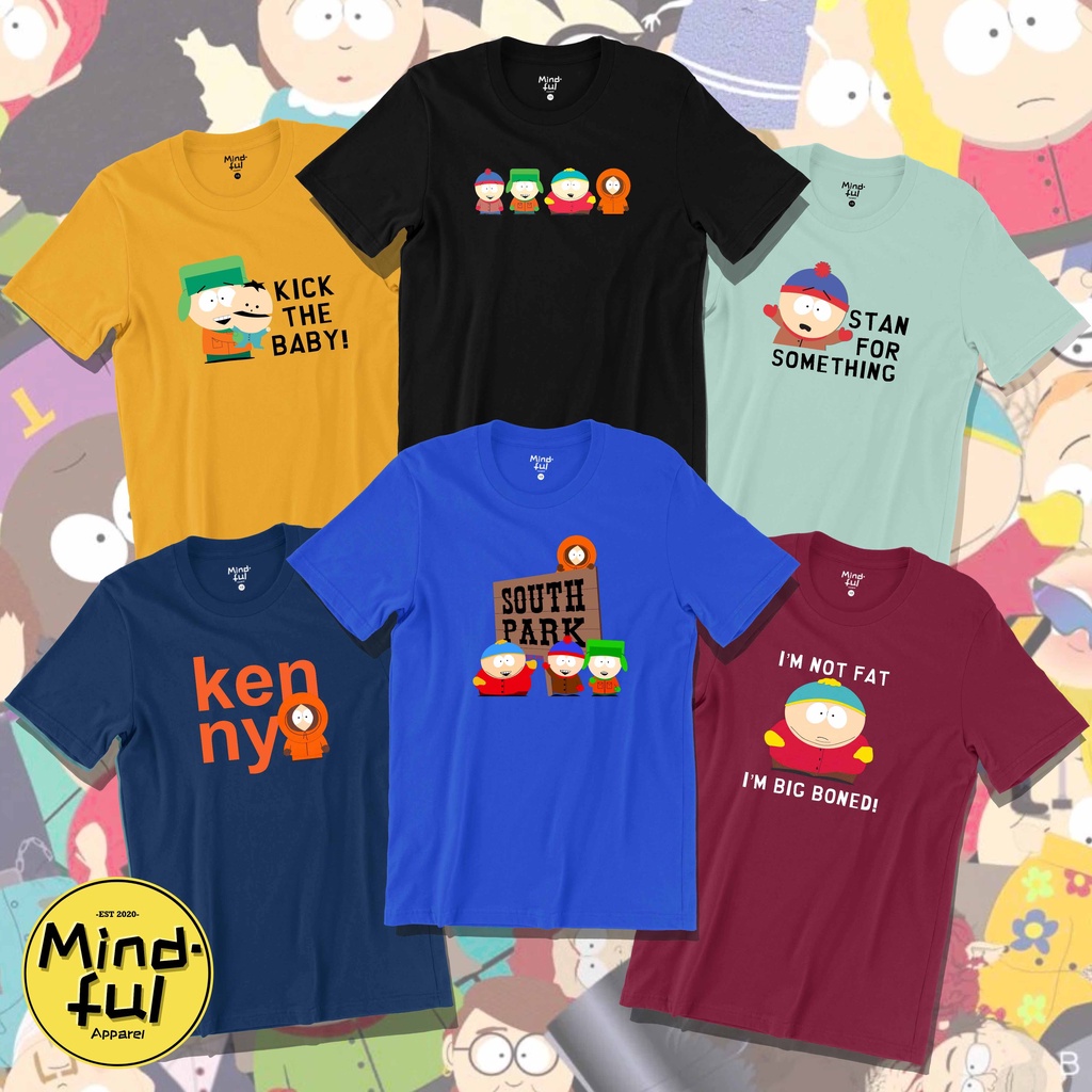 SOUTH PARK GRAPHIC TEES | MINDFUL APPAREL TSHIRT | Shopee Philippines