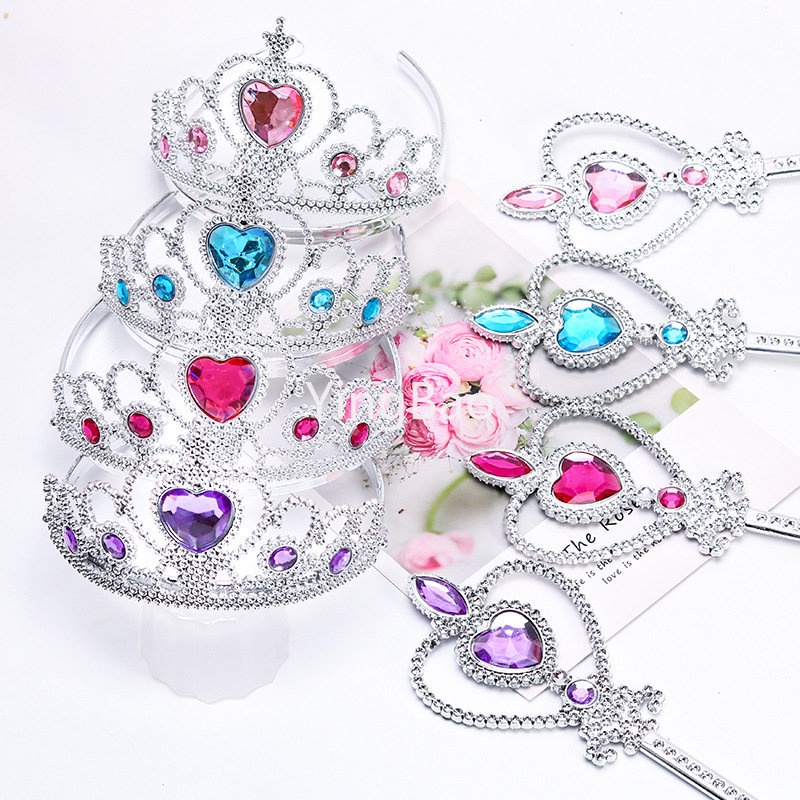 Princess Crowns for Little Girls Tiara Crown Kids Dress up Costume ...