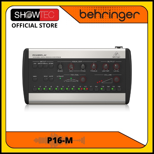 BEHRINGER P16-M 16-CHANNEL DIGITAL PERSONAL MIXER | Shopee Philippines