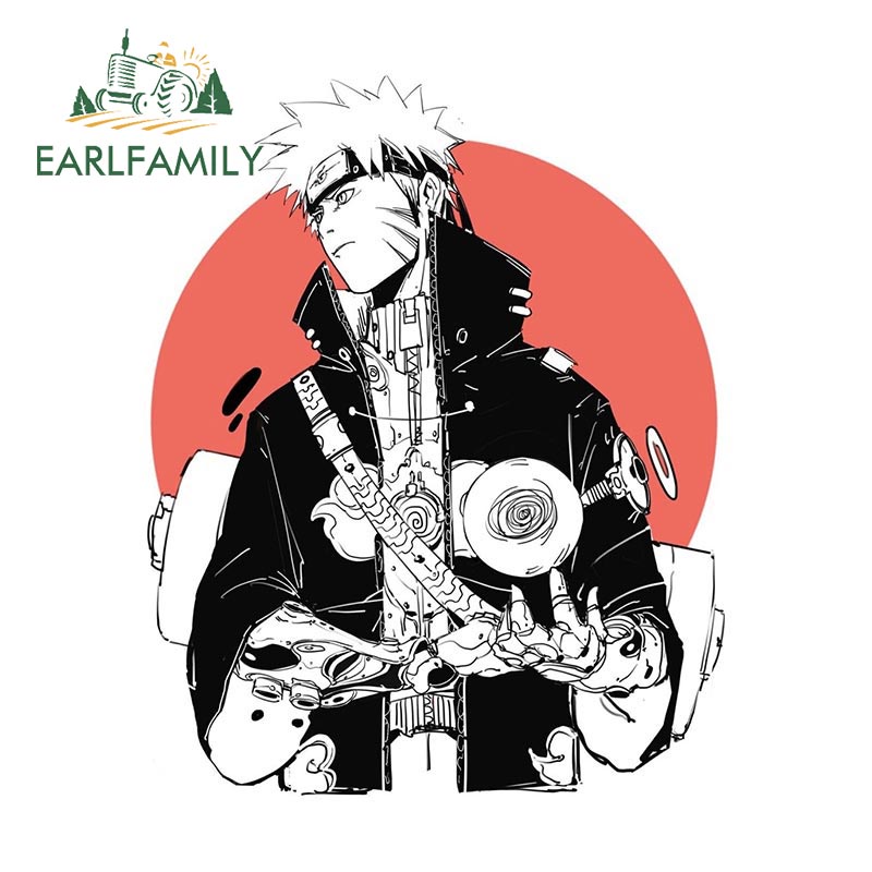EARLFAMILY 13cm x 10.4cm Naruto Car Stickers Cute Creative Decal ...