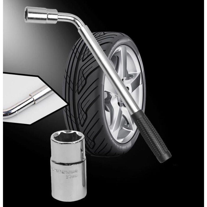 19mm L Type Tire Wheel Wrench Hex Wrench Socket Wrench Tool Removal ...