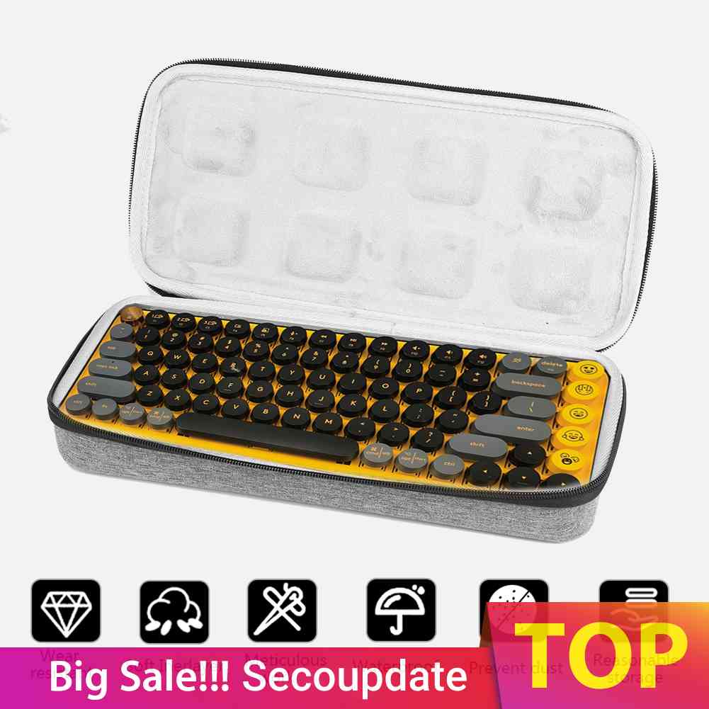 Hard EVA Carrying Case Waterproof Wireless Keyboard Bags for Logitech ...