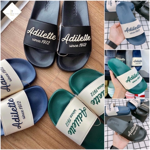 Adidas Adilette 1972 Horizontal Strap Slippers For Men And Women With ...