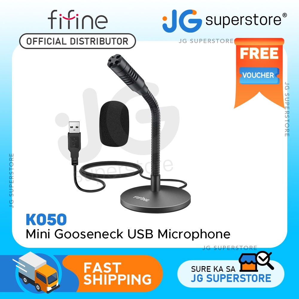 [CLEARANCE] Fifine K050 Mini Gooseneck USB Mic for Dictation ...