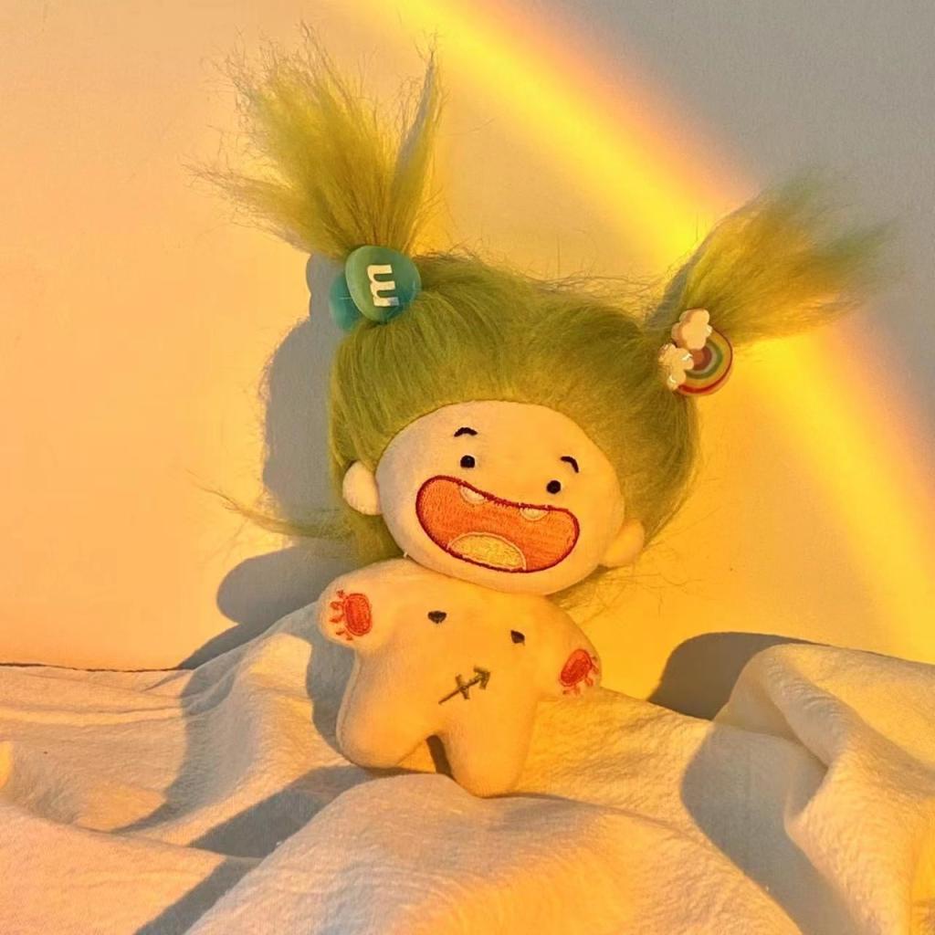 Steve Funny Toothless 10cm Cotton Doll Fried Hair Doll Without ...