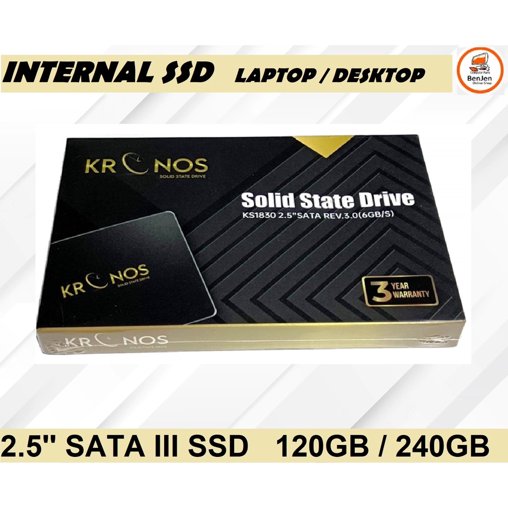 KRONOS SSD 120GB/240GB 2.5'' SATA III (6GB/S) FOR LAPTOP and DESKTOP PC ...