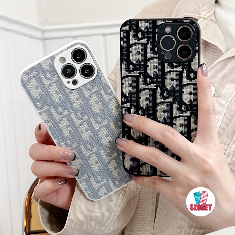 Luxury Brand Embroidery Clothing iPhone Case with Lens Film for iPhone ...