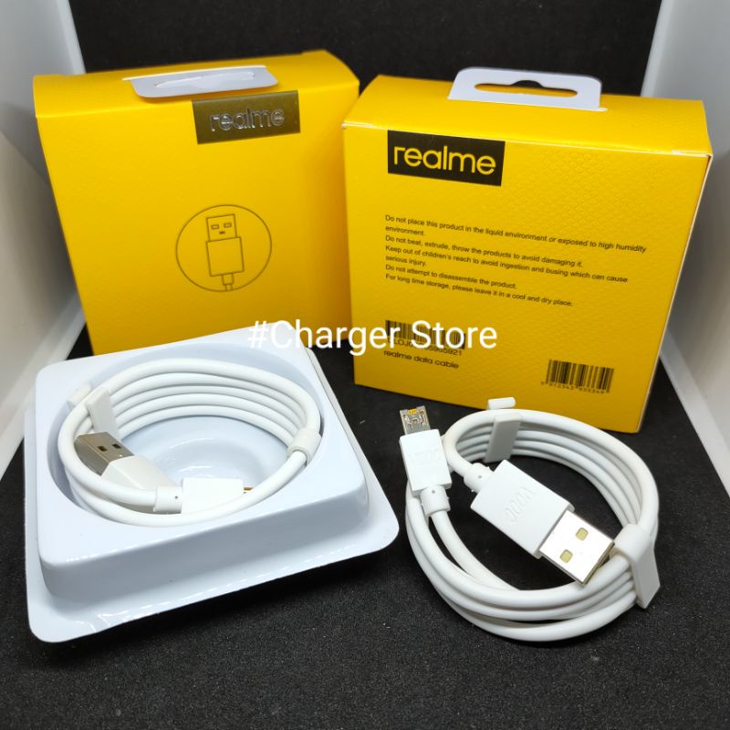 Realme Super VOOC Data Cable Original Micro USB - Type C Fast Charging ...