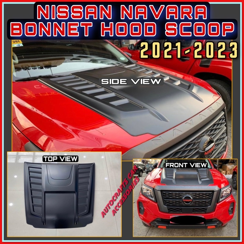 NISSAN NAVARA 2021-2023 BONNET HOOD SCOOP (NAVARA PRO-4X, CALIBRE-X, VL ...