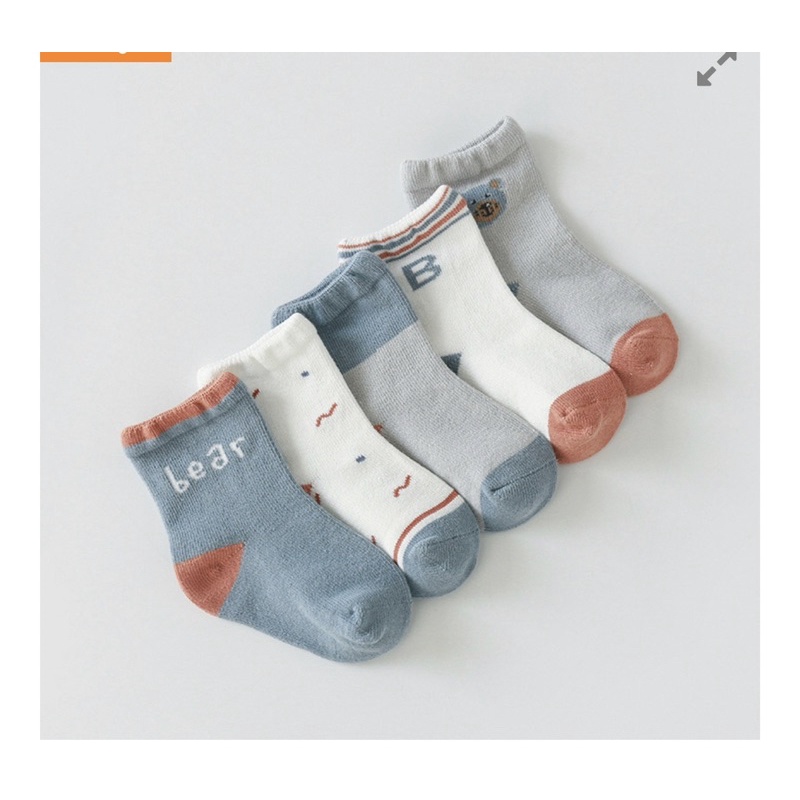 Set of 5 pairs of Nemo socks for autumn and winter (TAS5DTNM) | Shopee ...
