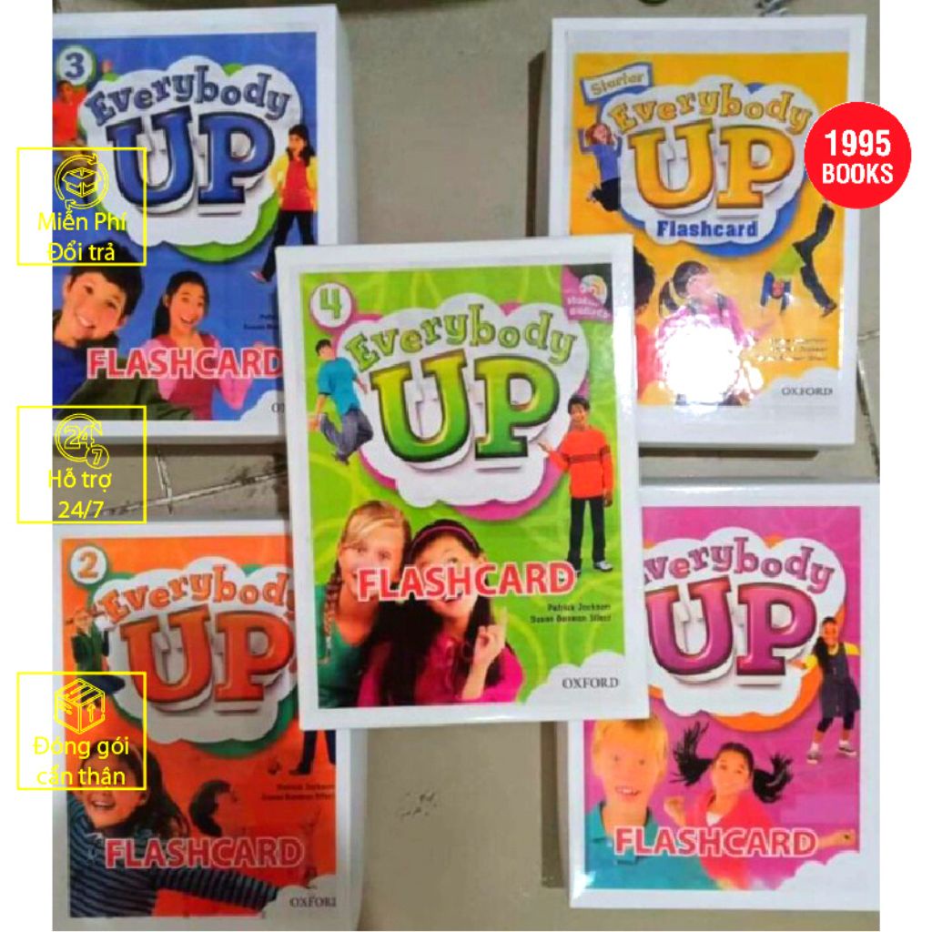 Everybody Up English learning cards 2ND 1,2,3,4,5, starter + Flash ...