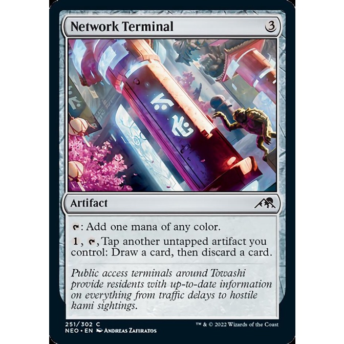 Magic the Gathering Network Terminal Kamigawa Neon Dynasty | Shopee ...