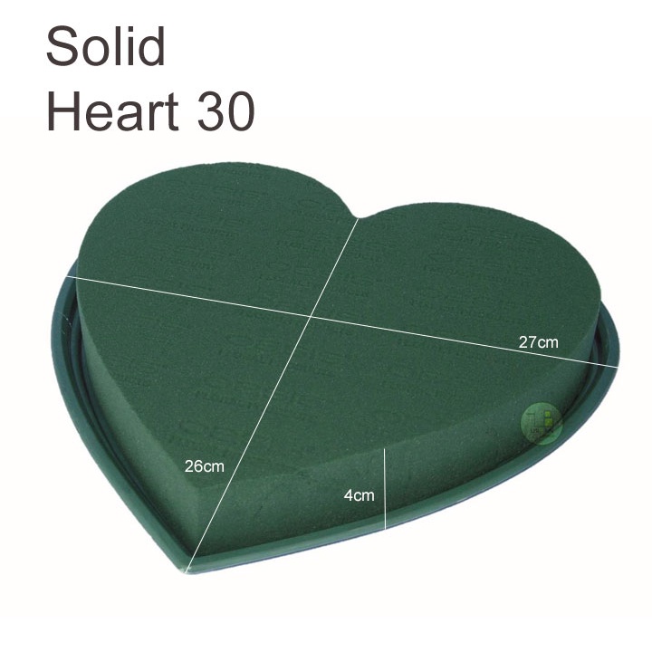 Heart Shaped OASIS Floral Foam for fresh flower arrangement with ...