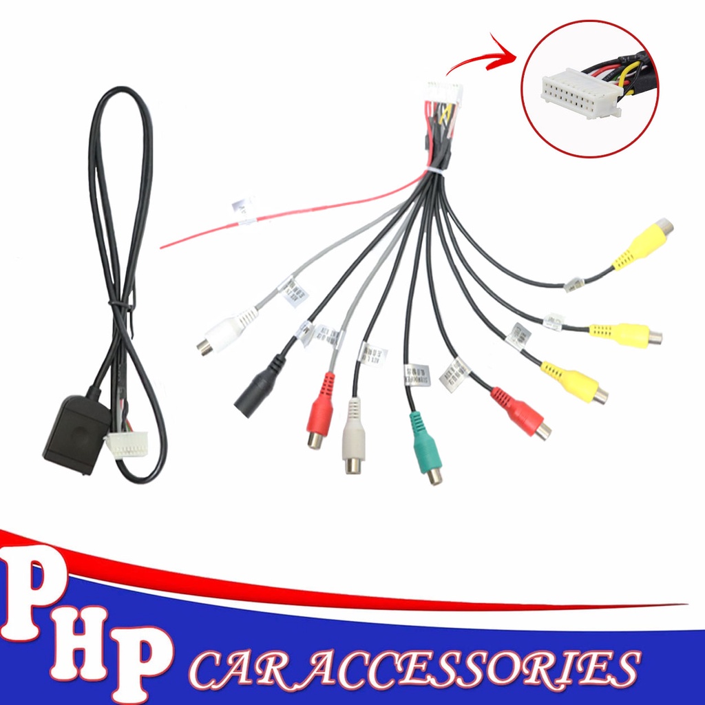 Universal Car Radio Stereo RCA Video Output Output Wire Harness ...