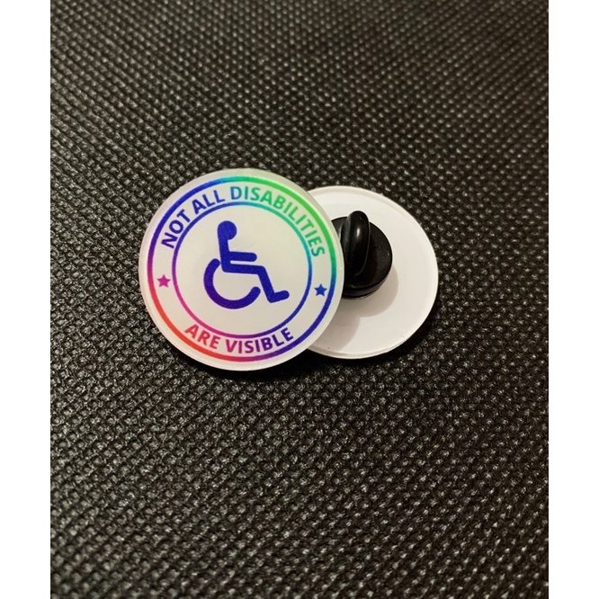 PWD Persons with disability Acrylic Pins | Shopee Philippines