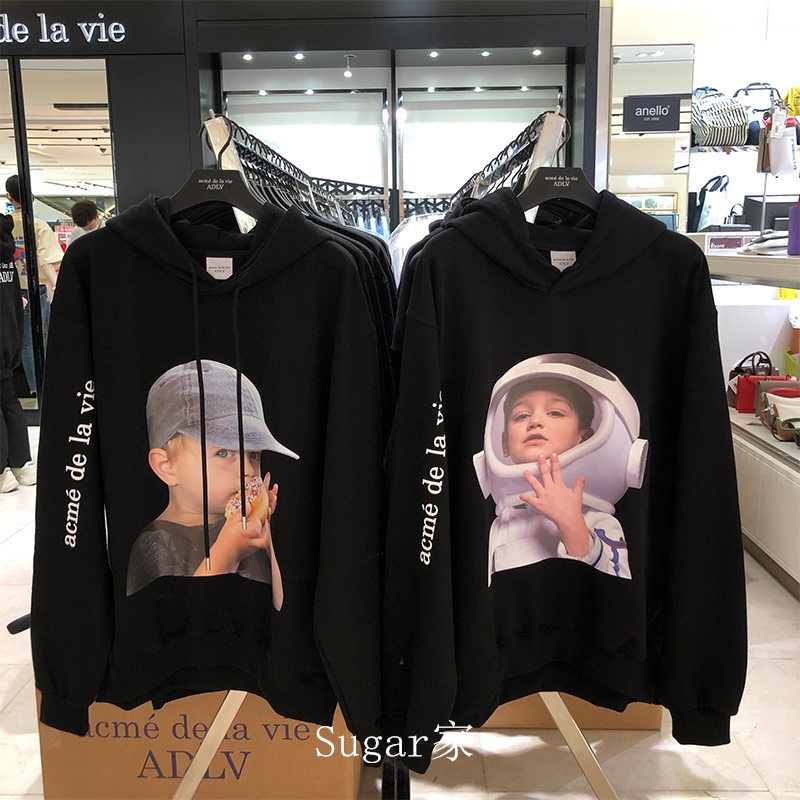 Ready Stock Pure Cotton ADLV Hooded Sweatshirt New Classic Big Head ...