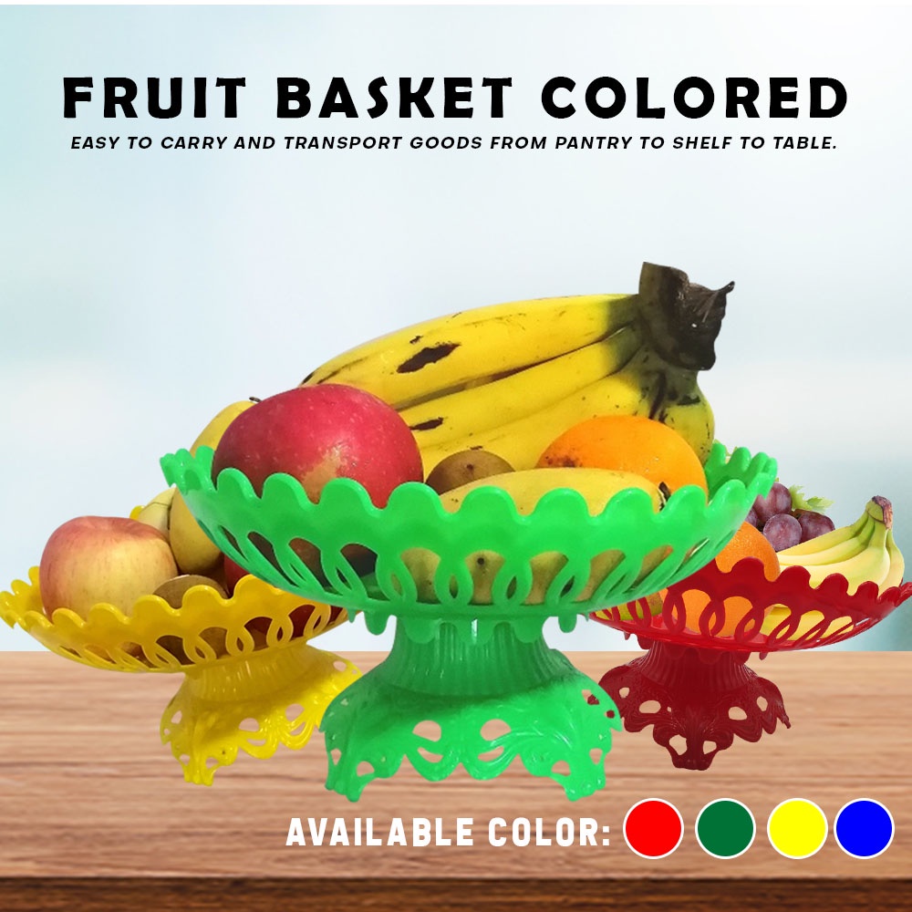 Cozyhome Durable plastic Fruit Tray Fruit Basket for Table Display ...