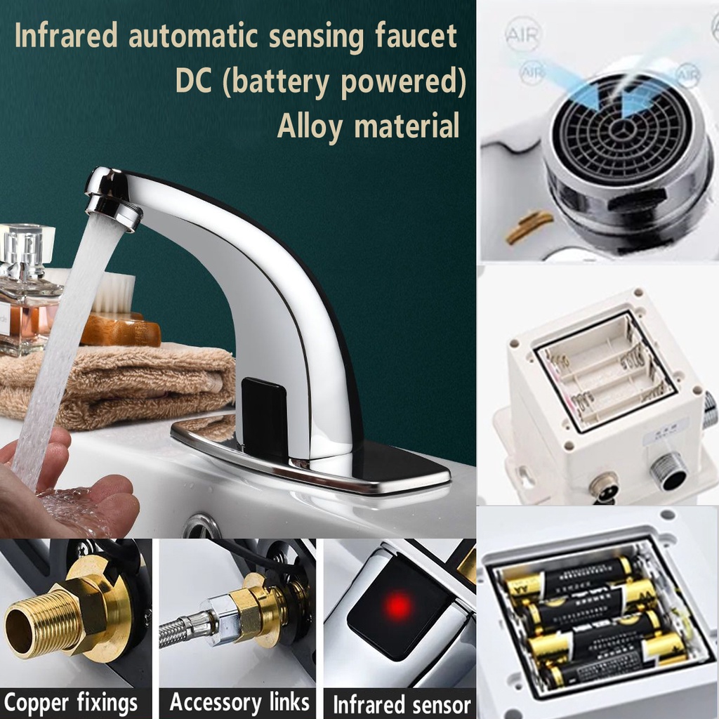 Automatic Infrared Sensor Faucet All Copper Intelligent Single Hot And ...