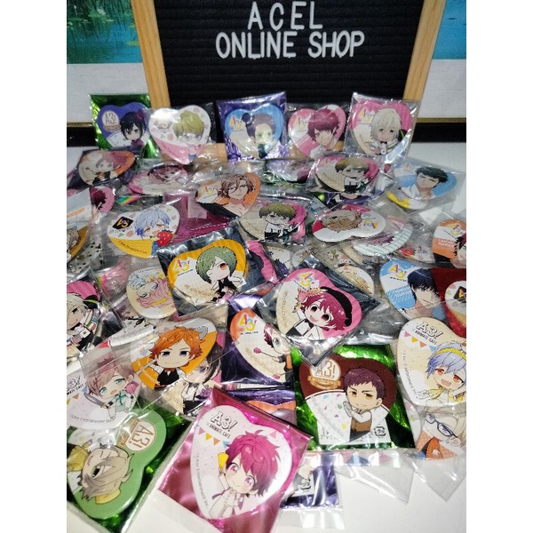 A3! Act! Addict! Actors! x animate cafe Trading Heart-Shaped Can Badge | Shopee Philippines