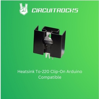 Circuitrocks Heatsink To-220 Clip-On Arduino Compatible | Shopee ...
