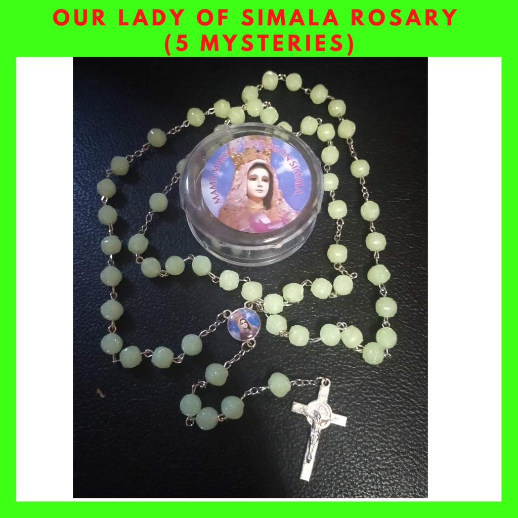 Our Lady of Simala Rosary (5 mysteries) | Shopee Philippines