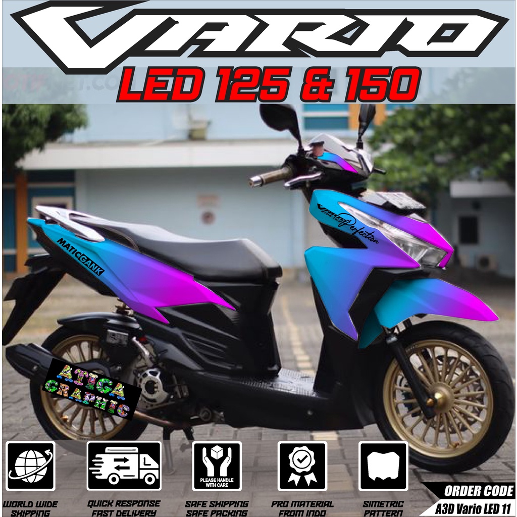 Decal Sticker Vario Led 125 150 full body 2015/2016/2017 - Decal Vario ...