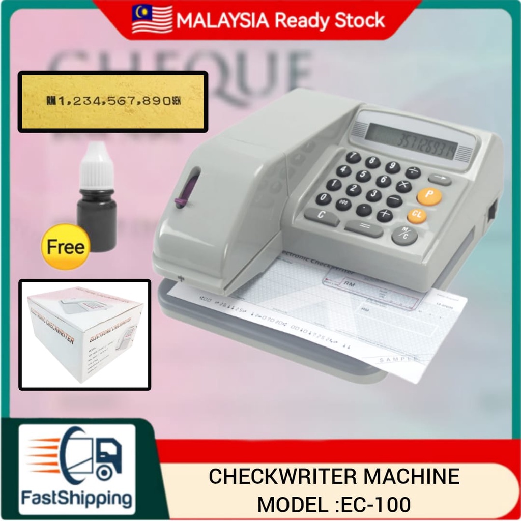 EC100 CHECKWRITER MACHINE丨CHECK WRITER MACHINE CHEQUE WRITER MACHINE ...