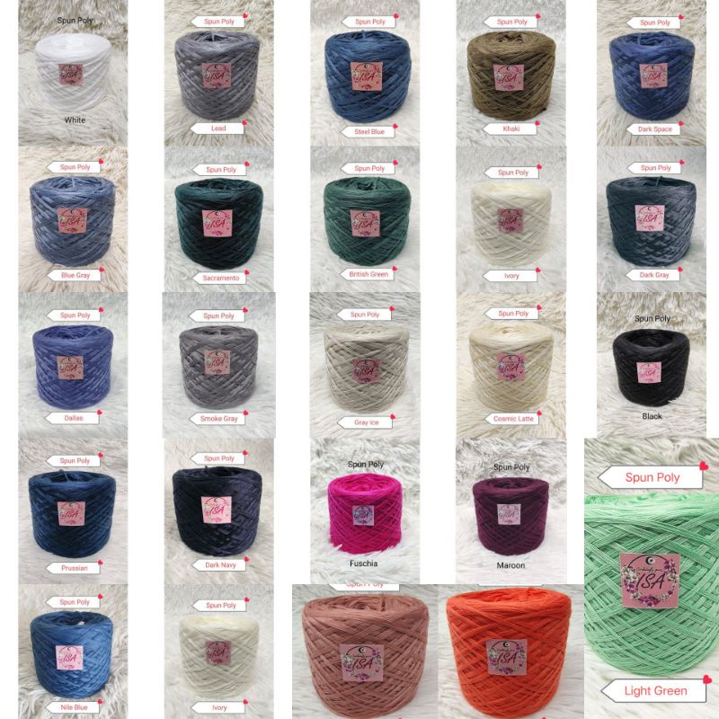1/3 NEW!! High Quality 8-Ply Soft Spun Poly Yarns | Shopee Philippines