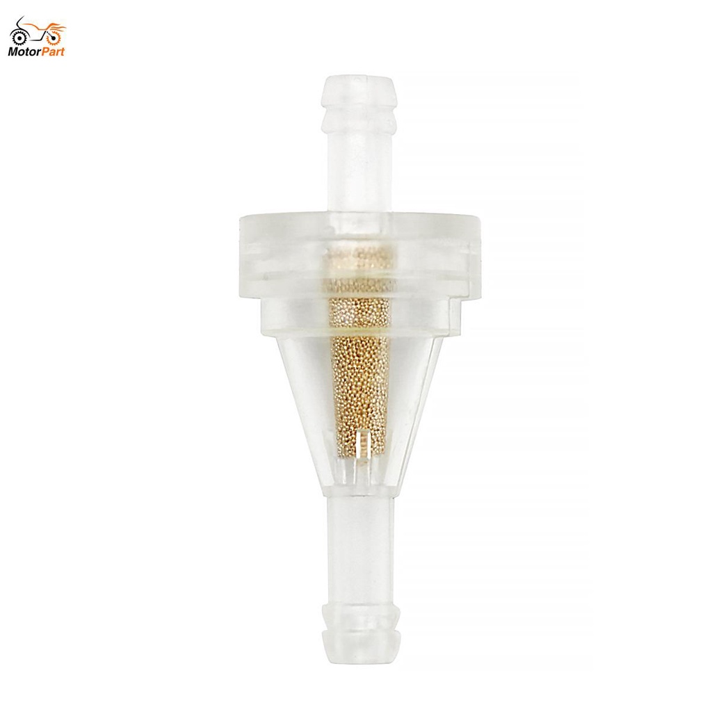 1/4" Motorcycle Gasoline Filter With Copper Core Motor Inline Gas Fuel ...