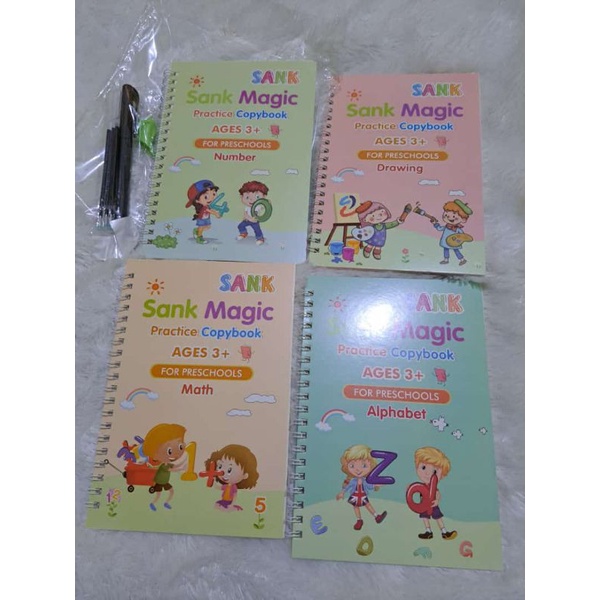 Sank Magic Book Magic Book (4 Books + Ballpoint & Refill) | Shopee ...