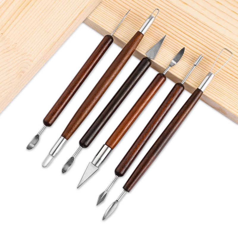 25pcs Clay Tools Sculpting Kit Sculpt Smoothing Wax Carving Pottery ...