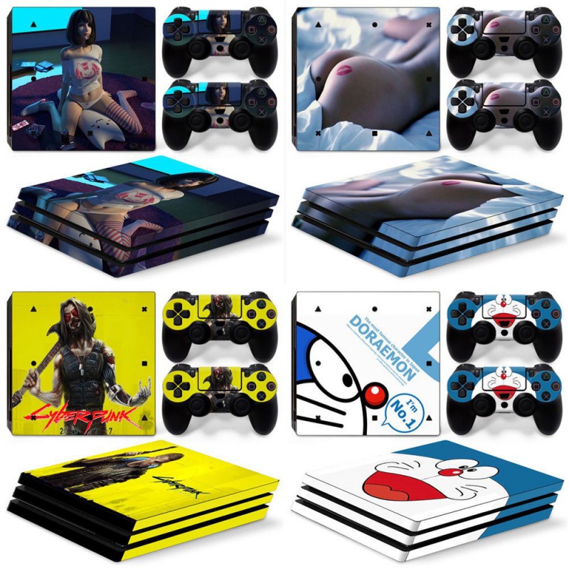 PS4 Pro Host Stickers Doraemon Camouflage Film Persona 5 Watch Pioneer ...