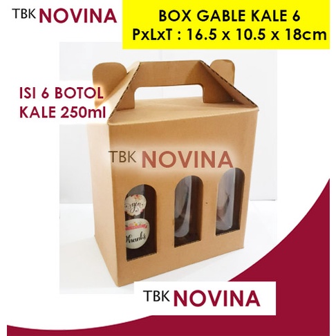 KALE DOUBLE BOX 3 / 6 KALE BOTTLES 250ml | Shopee Philippines