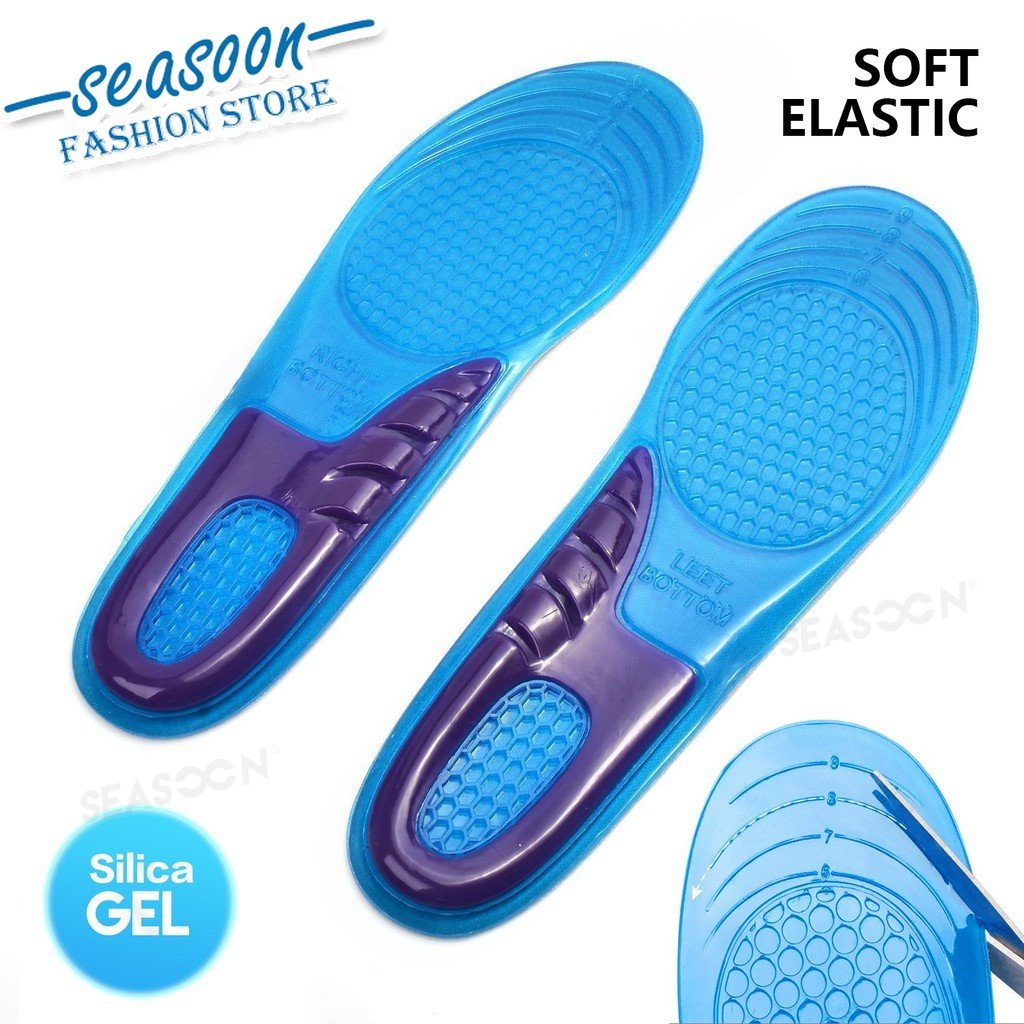 Silicone Gel Insole soft body Orthotic Arch Support Shoe Pad insoles ...