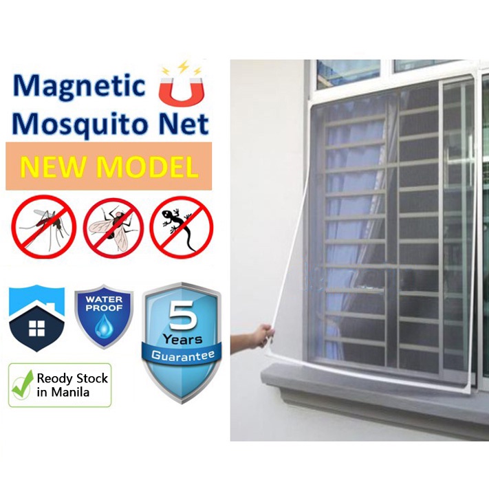 Adjustable Magnetic Window Screen Removable Washable DIY Curtain Anti ...